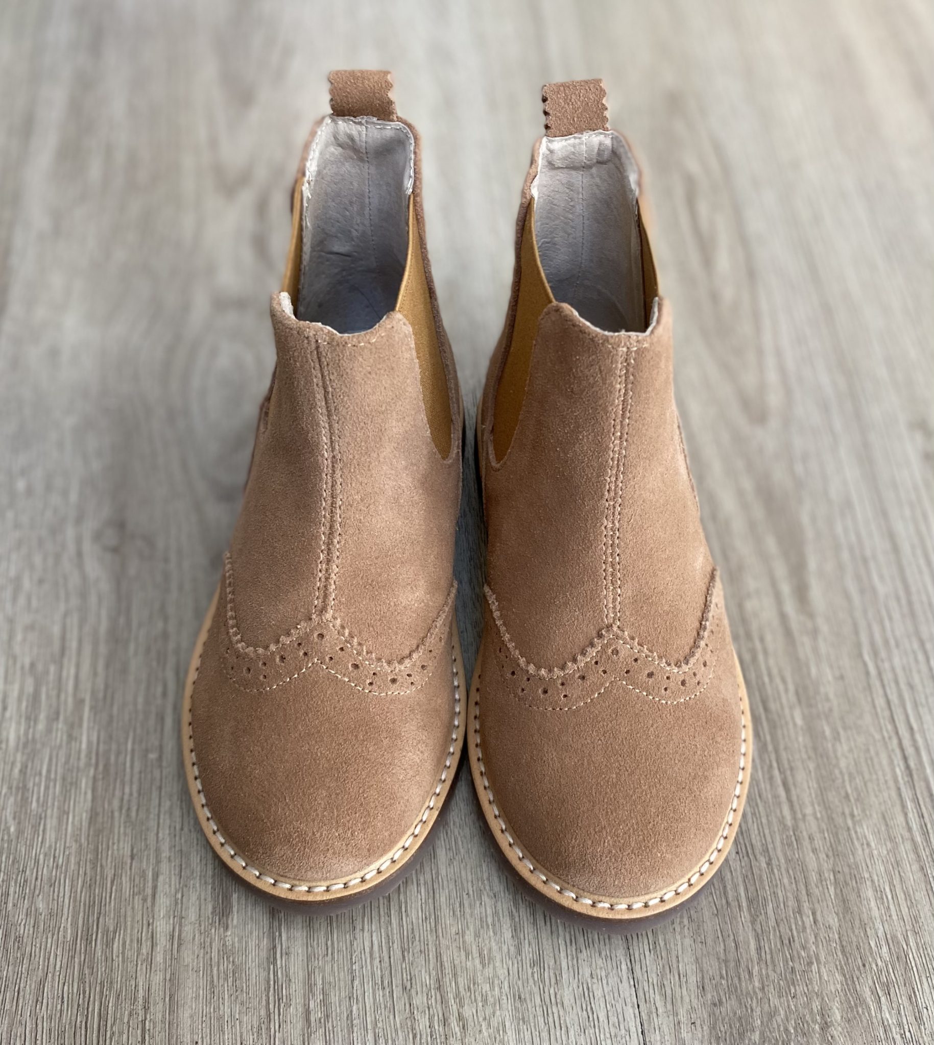 Botines de Gamuza Elástico – Le bouton