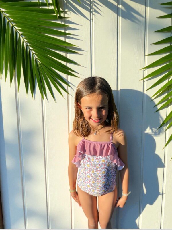 Traje de Baño Floreado Kids – Le bouton